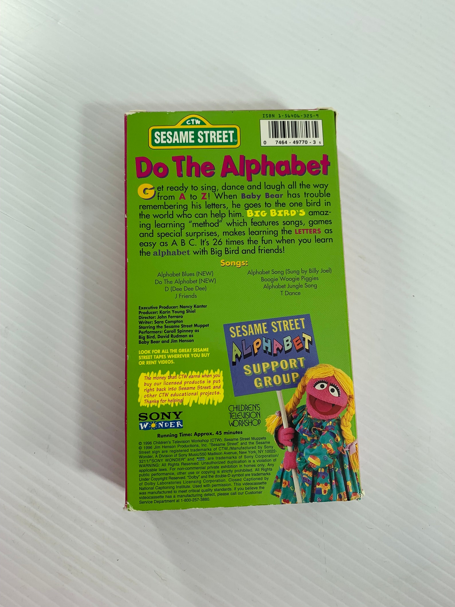 Vintage Sesame Street Do the Alphabet VHS ABC Educational 1996 Big Bird ...