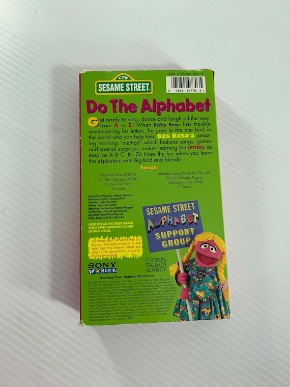 Sesame Street Do The Alphabet Vhs