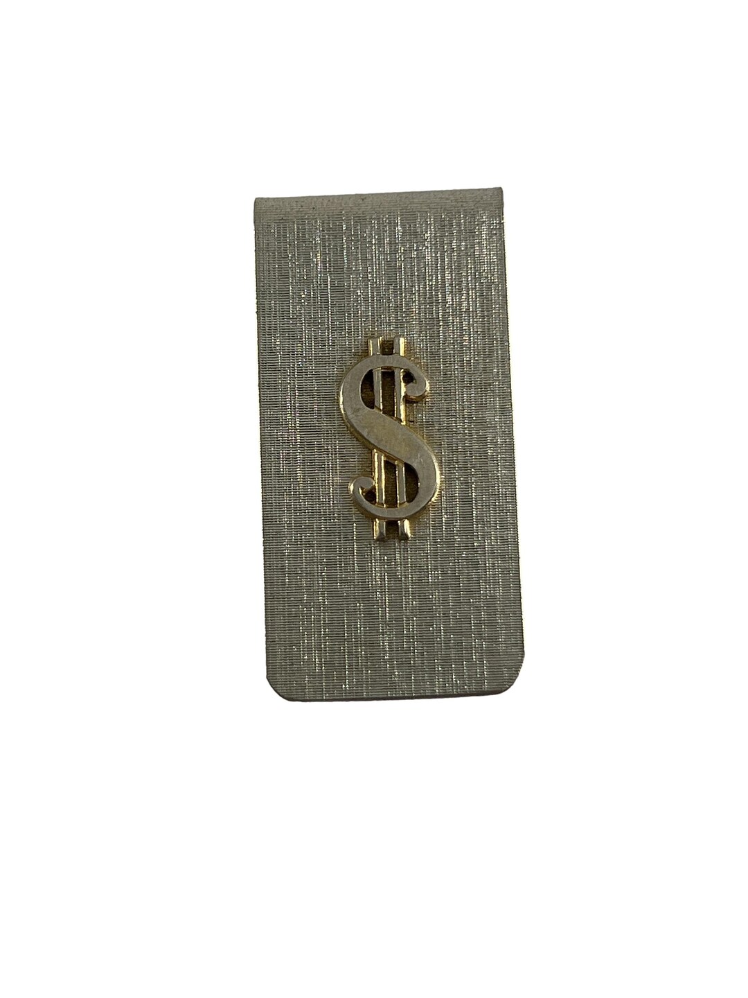 Vintage Metal Silver Tone Dollar Sign Money Clip Textured 2" X 1" - Etsy