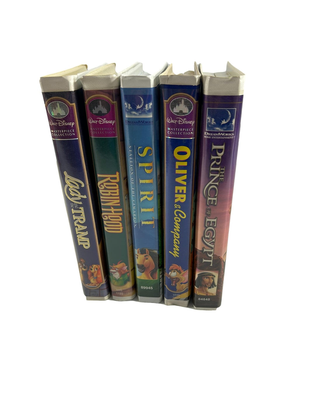 Vintage Lot of 5 VHS Children Family Movies Tapes Disney Dream Works ...