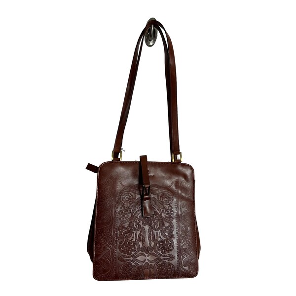 Embossed Leather Bag - Etsy