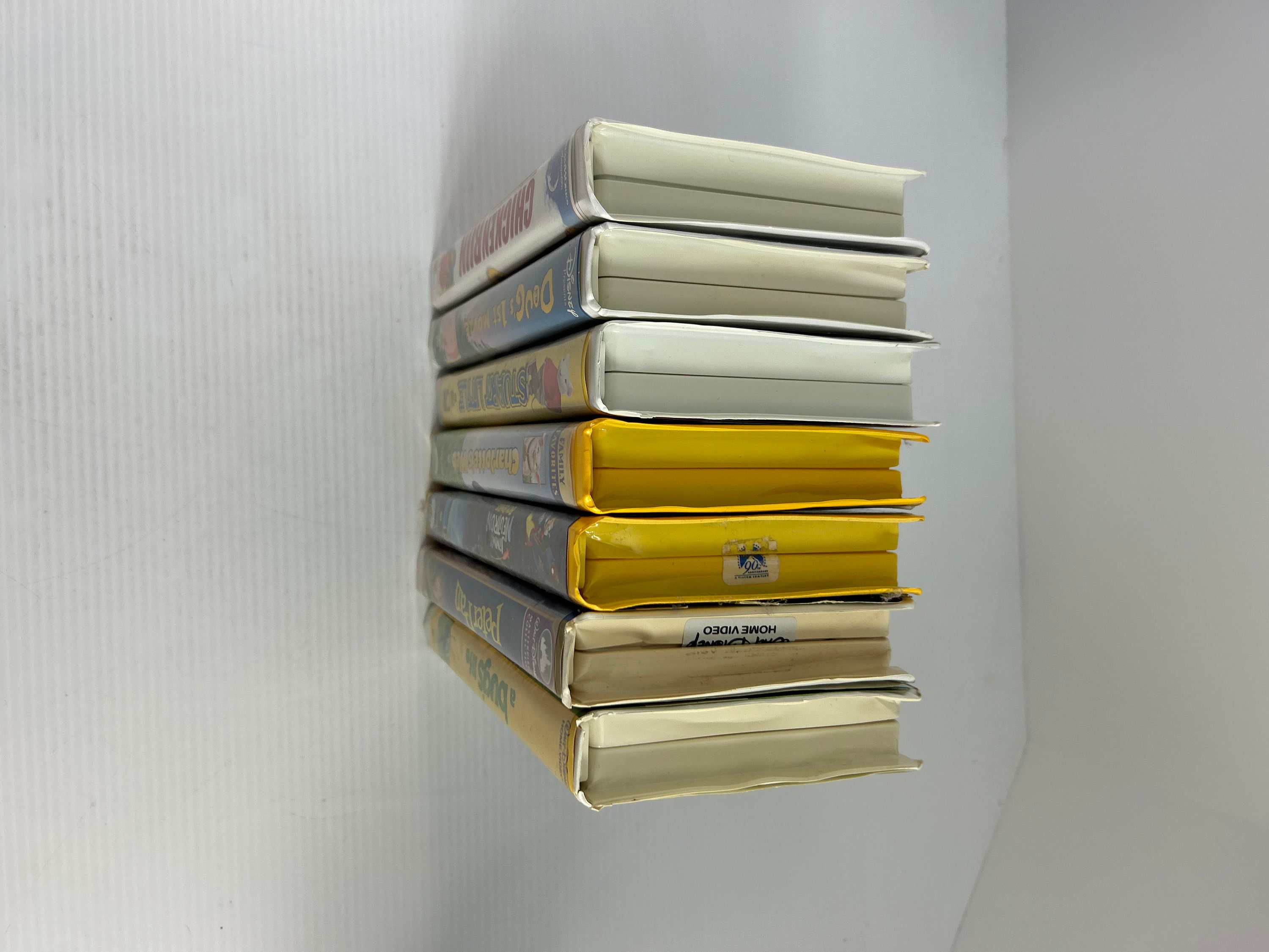 Vintage Lot 7 VHS Tapes Movies Children Disney Doug Bugs Life Peter Pan ...