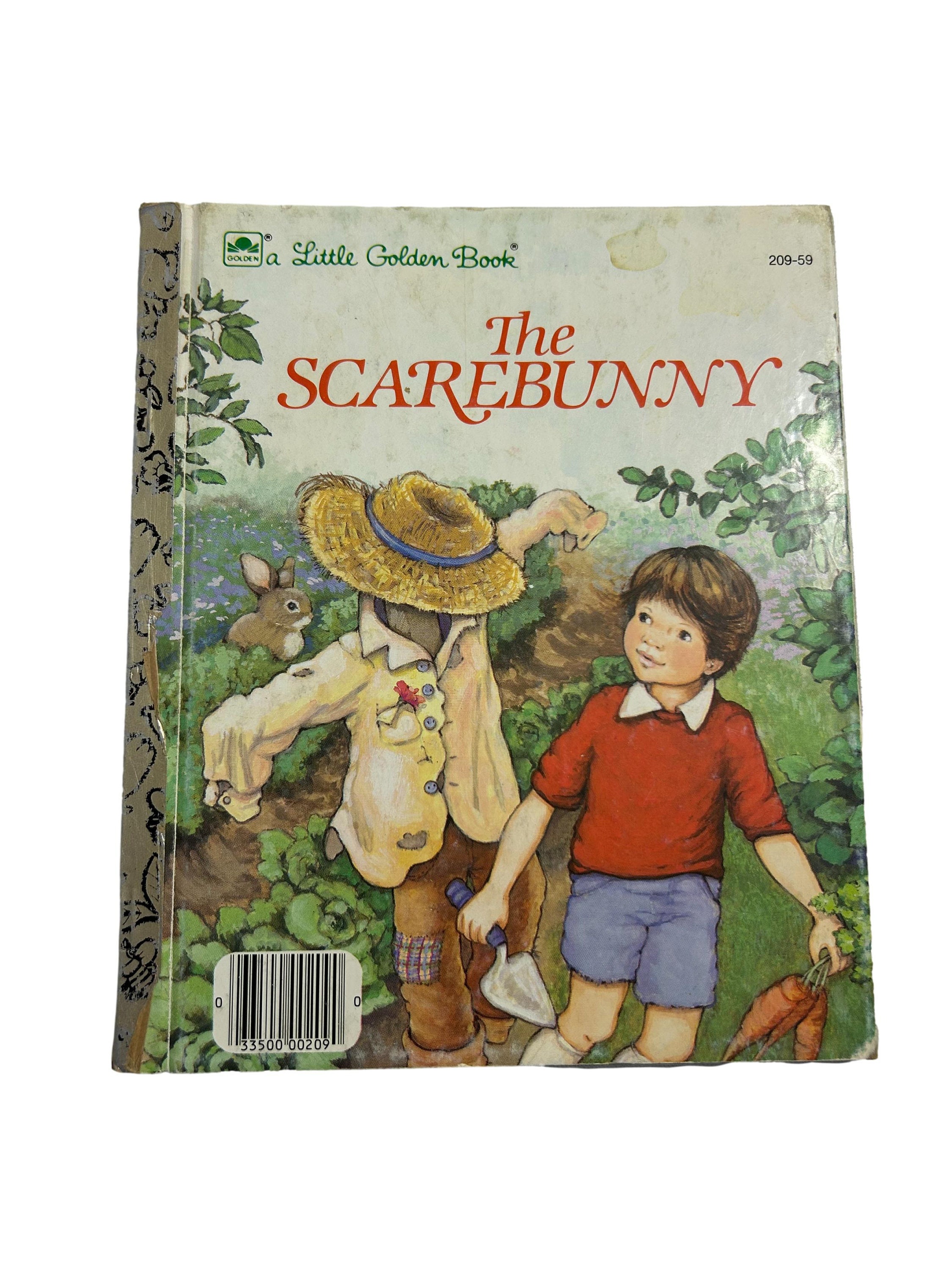 Vintage 1985 Little Golden Book the Scarebunny Dorothy Kunhardt ...