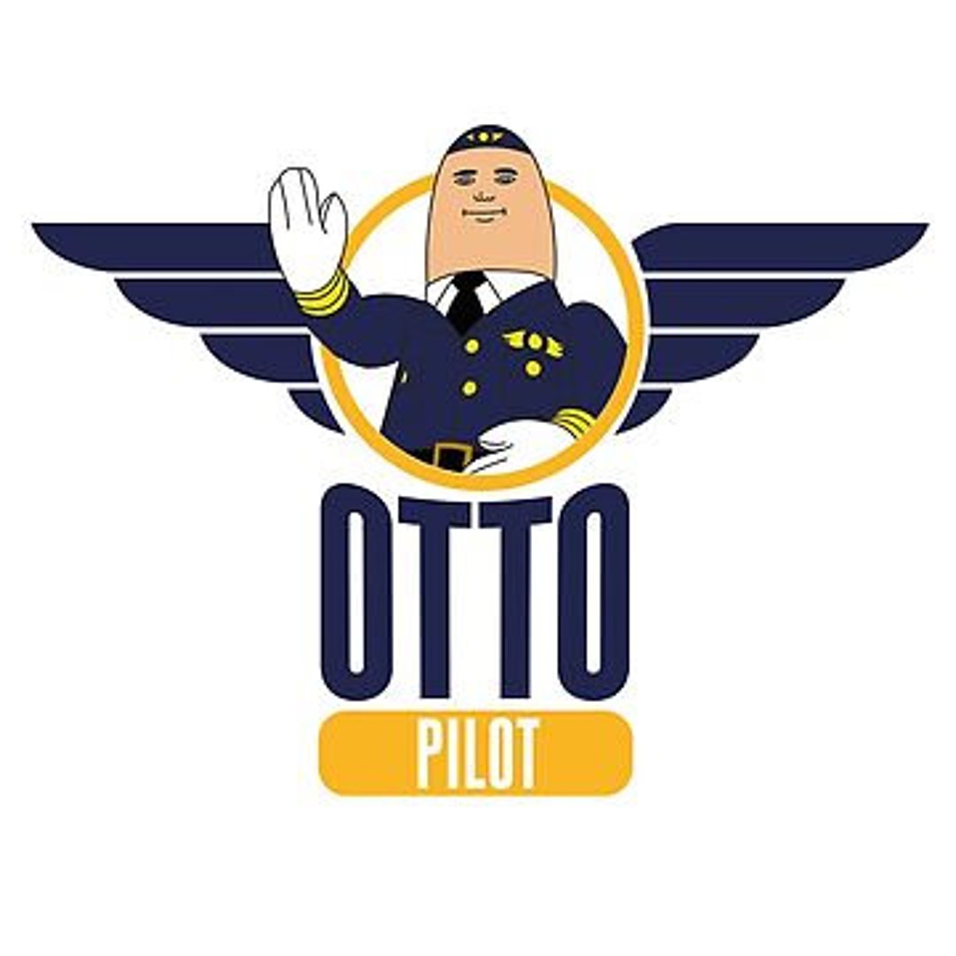 Otto Pilot, Pilot Sticker, Flying Sticker, Funny Gifts for Pilots ...