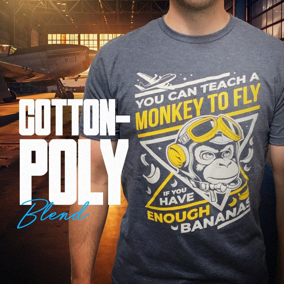 Vintage Aviation T-shirt: Monkey Pilot Graphic, Funny Pilot Gift - Etsy