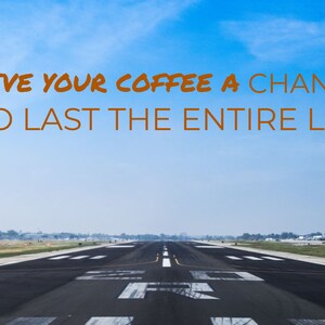 Engraved Leather Aviation Coffee Cup for B737 Pilot, Unique Coffee Cup ...