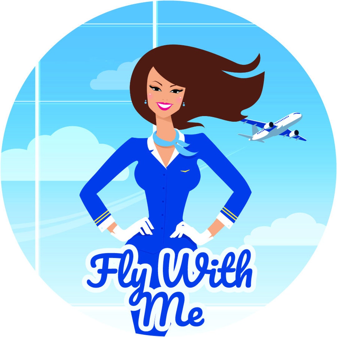 Flight Attendant Sticker: Airline Crew Gift, Glossy Vinyl Decal - Etsy