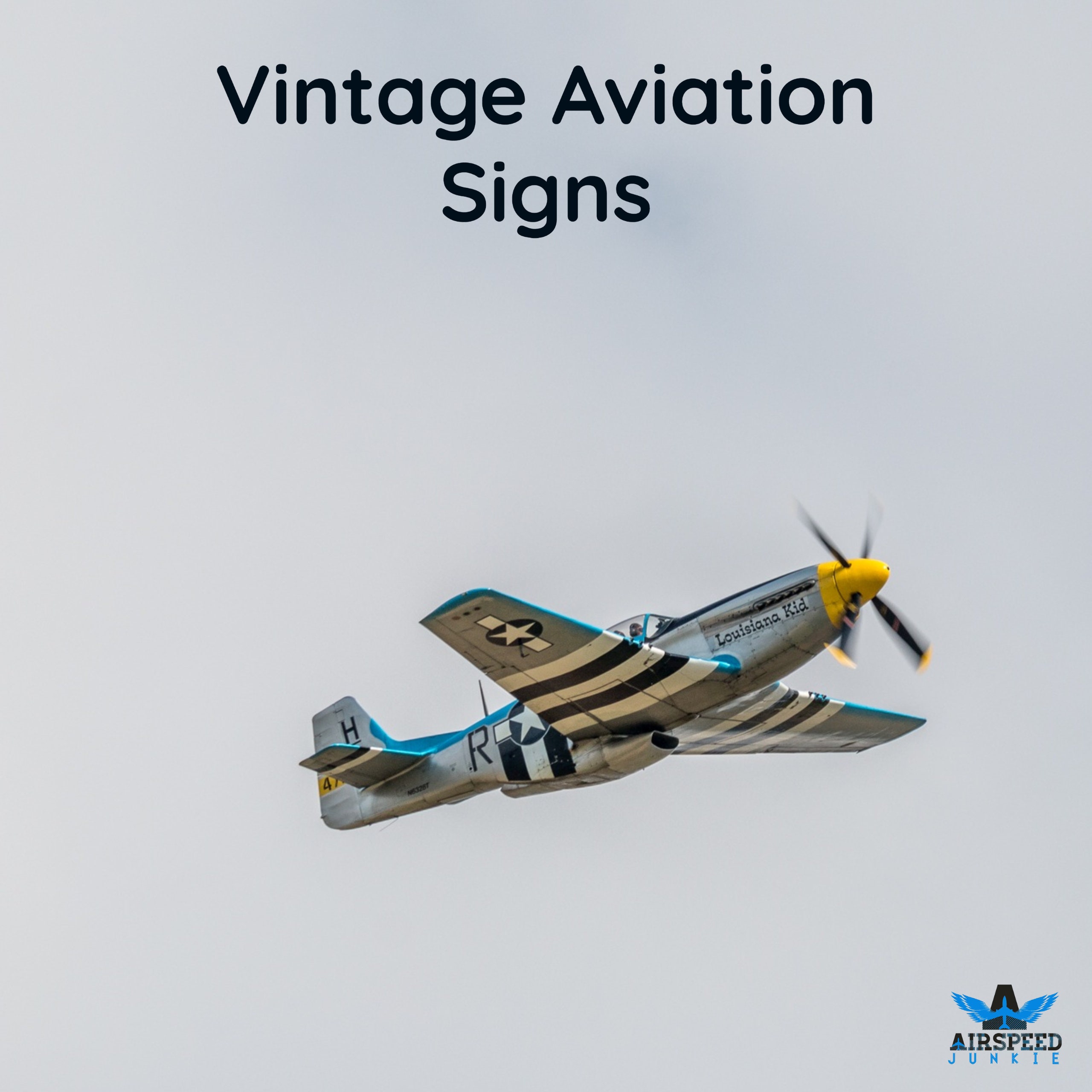 Vintage Aviation Signs
