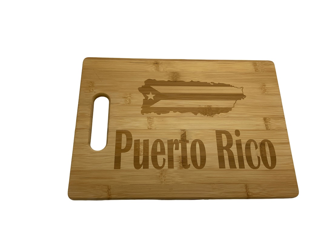 Puerto Rico Flag, Bamboo Cutting Board, Puerto Rico Gift, Boricua ...