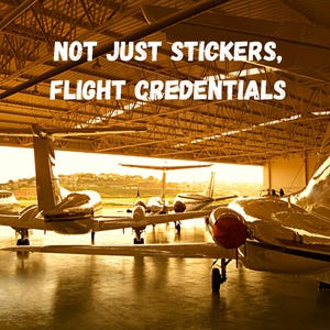 Aviation Captain Stickers - Pilot Gift Set of 2 - Etsy