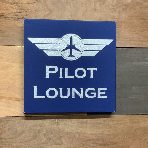 Pilot Lounge Sign - Etsy