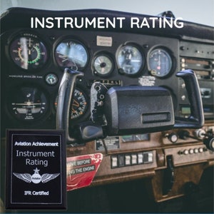 Instrument Rating Aviation Accomplishment Plaque - Etsy