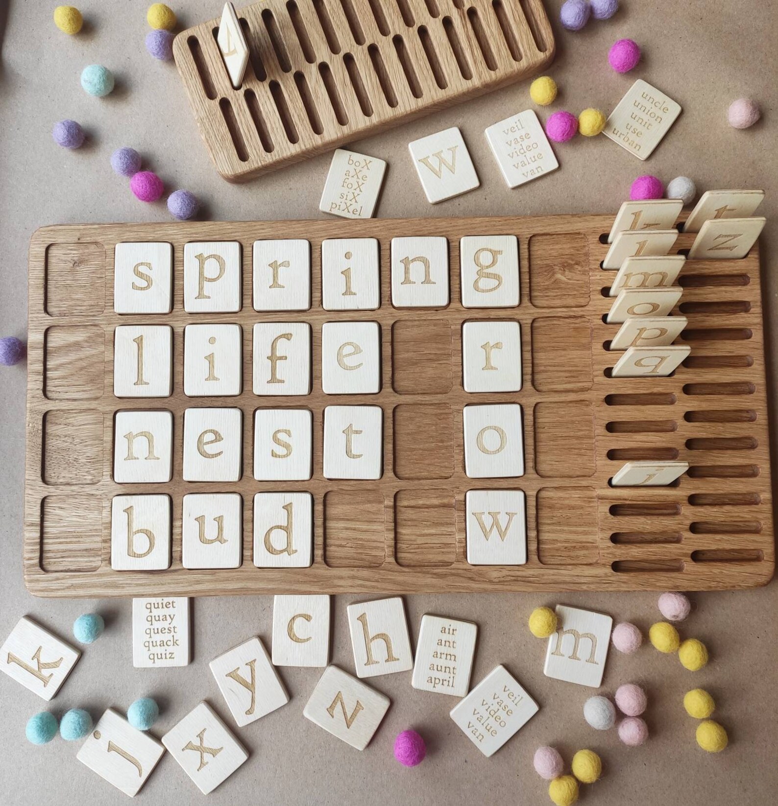 English Alphabet Big Board With Lowercase Letters Cards and - Etsy