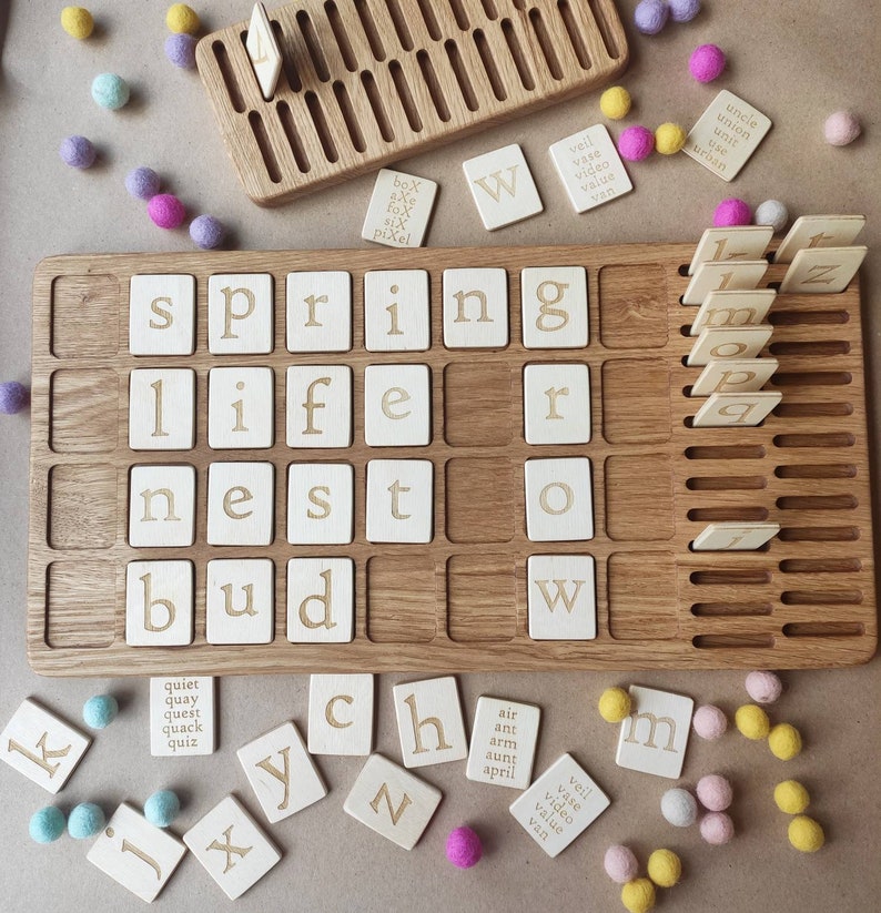 English Alphabet Big Board With Lowercase Letters Cards and - Etsy