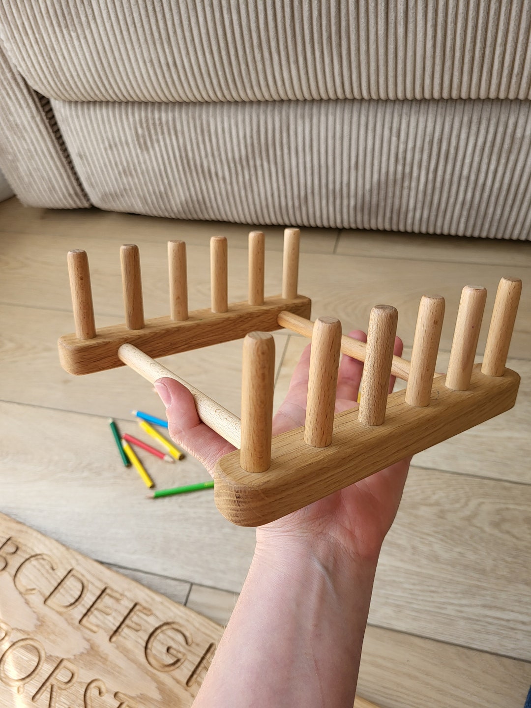 Wooden Board Stand Cutting Board Holder Stand for Educational Materials ...