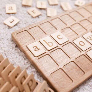 English Alphabet Big Board With Lowercase Letters Cards Learn Letters ...