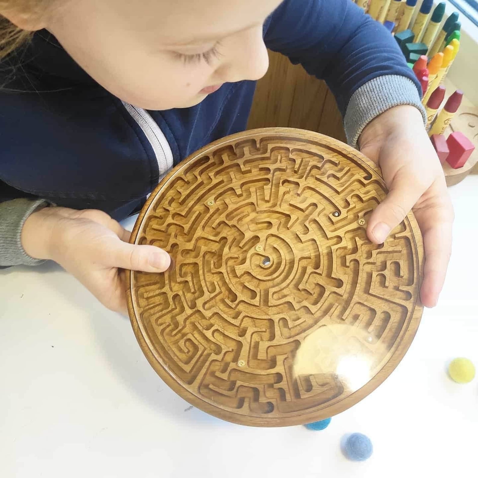 Gift for Kids for Adults Double-sided Labyrinth Maze Family - Etsy