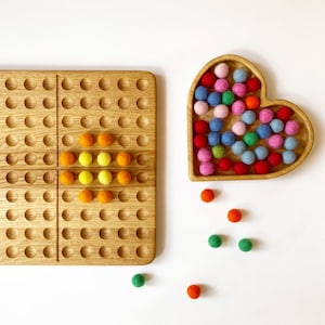 Montessori Hundred Board With Numbers 1-100 Gift for Kids Learning ...