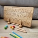 Montessori Alphabet Cursive Tracing Board Reversible Lowercase ...