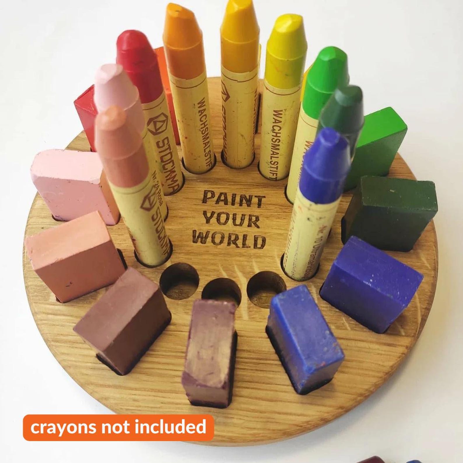 Gift Box for Young Artists Paint Jar Crayon Holders Personalized Kids ...