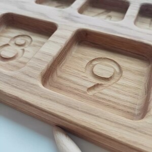 Montessori Sorting Tray Learning Numbers Counting Kids Educational ...