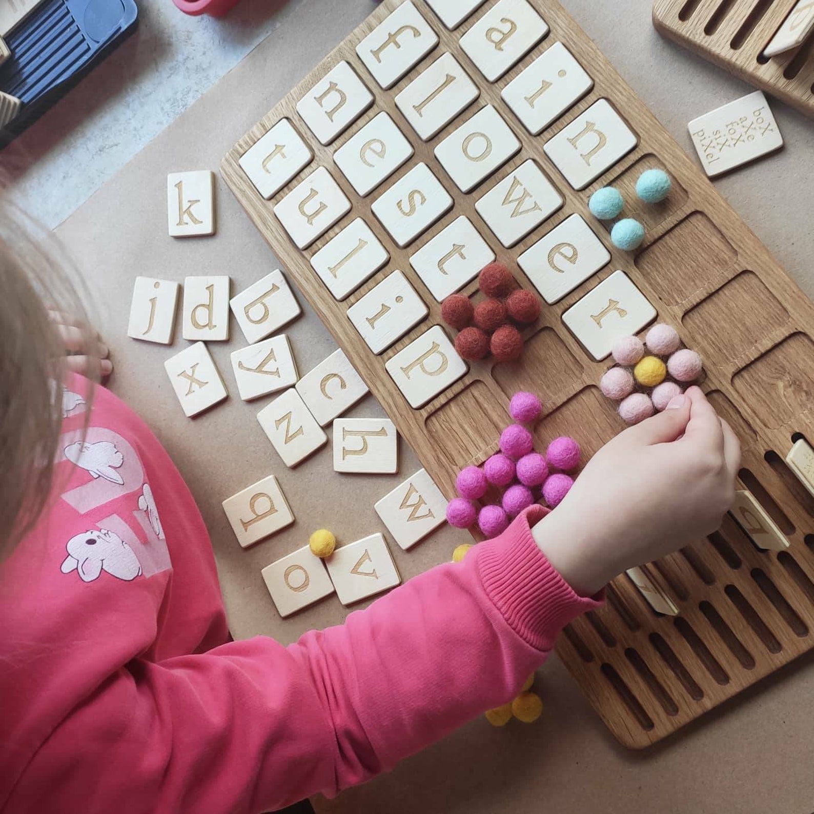 English Alphabet Big Board With Lowercase Letters Cards and - Etsy