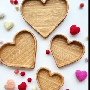 Valentines Day Gift, Wooden Heart Shaped Trays, Sensory Sorting Tray ...