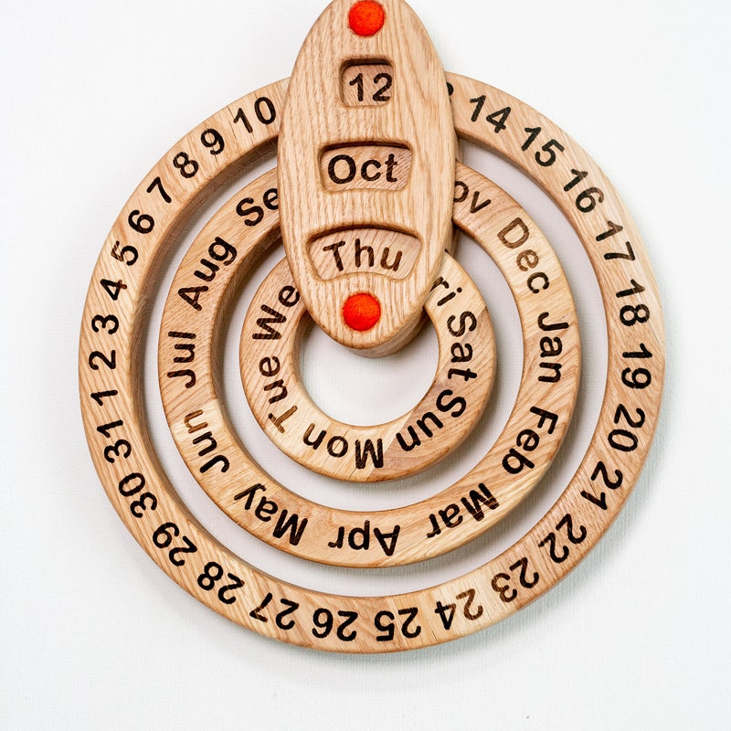 Montessori Calendar - Etsy