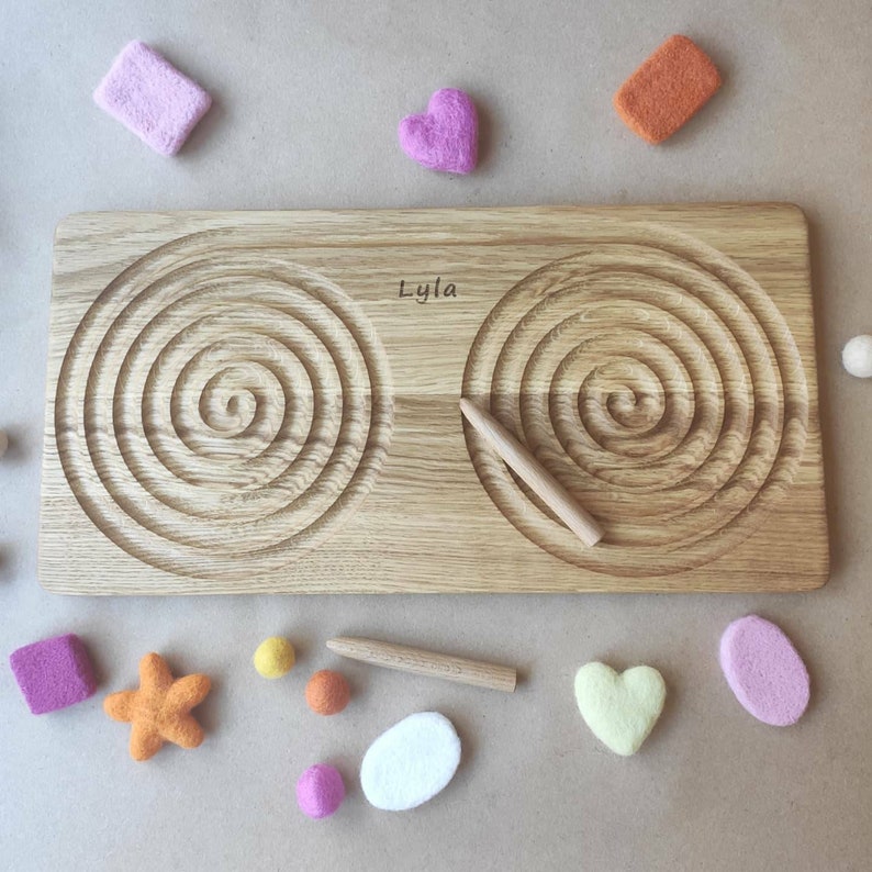 Reversible Interhemispheric Prewriting Tracing Board, Wooden Maze ...