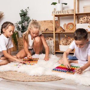 Montessori Hundred Board With Numbers 1-100 Gift for Kids Learning ...