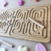 Reversible Interhemispheric Prewriting Tracing Board, Wooden Maze ...