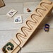 Wooden Marble Run WATERFALL Race Marble Track Machine Winding Track Set ...