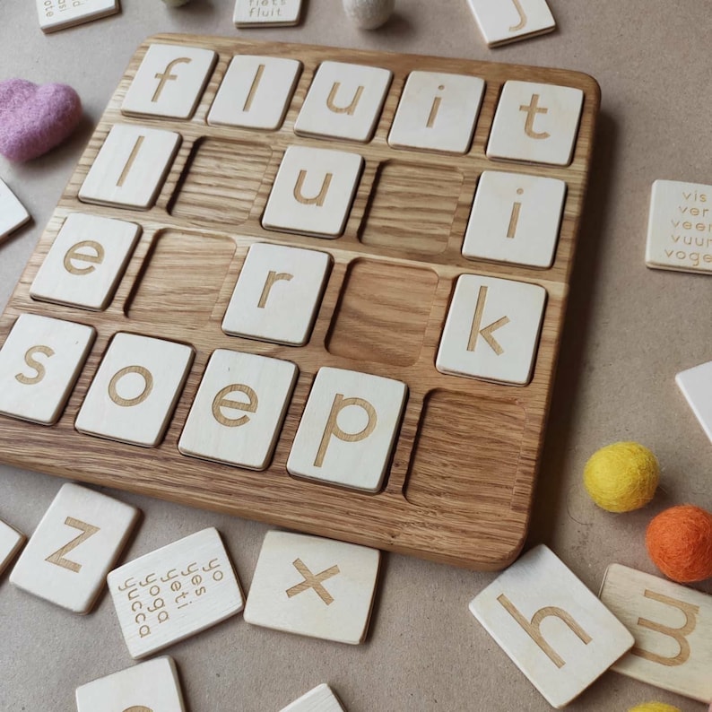 Dutch Alphabet Lowercase Letters Cards With Board - Etsy
