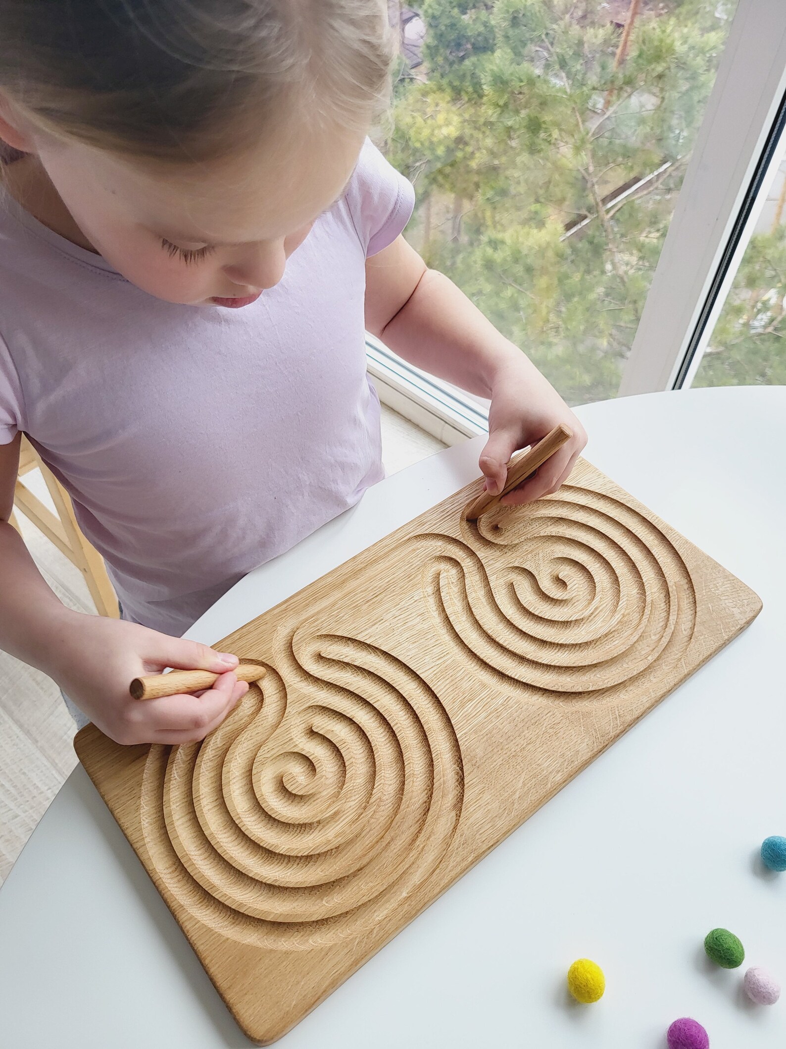 Tracing Board Double-sided Montessori Educational Toy Kids Gift ...