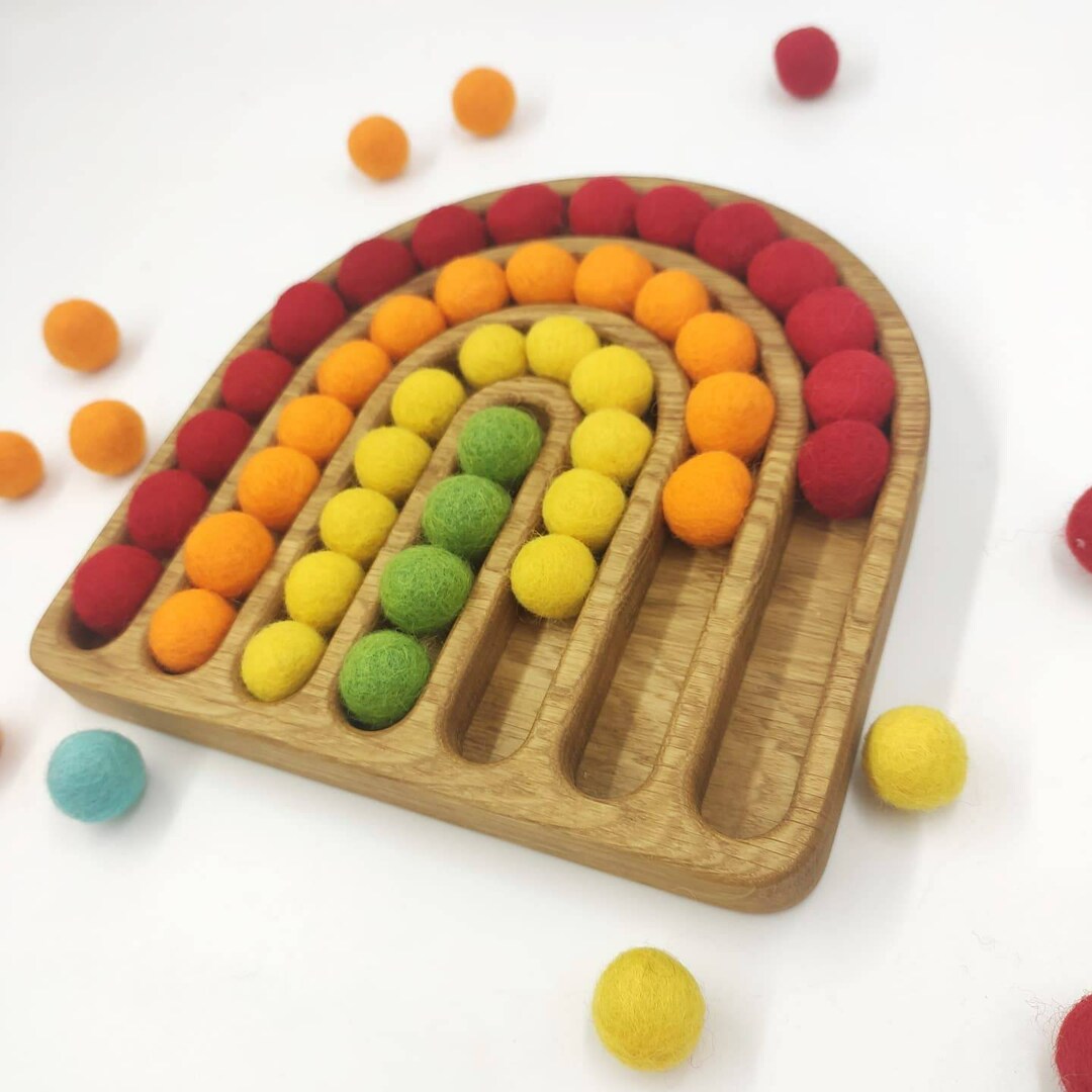 Rainbow Tracing Board With 4 Deeper Stripes - Etsy