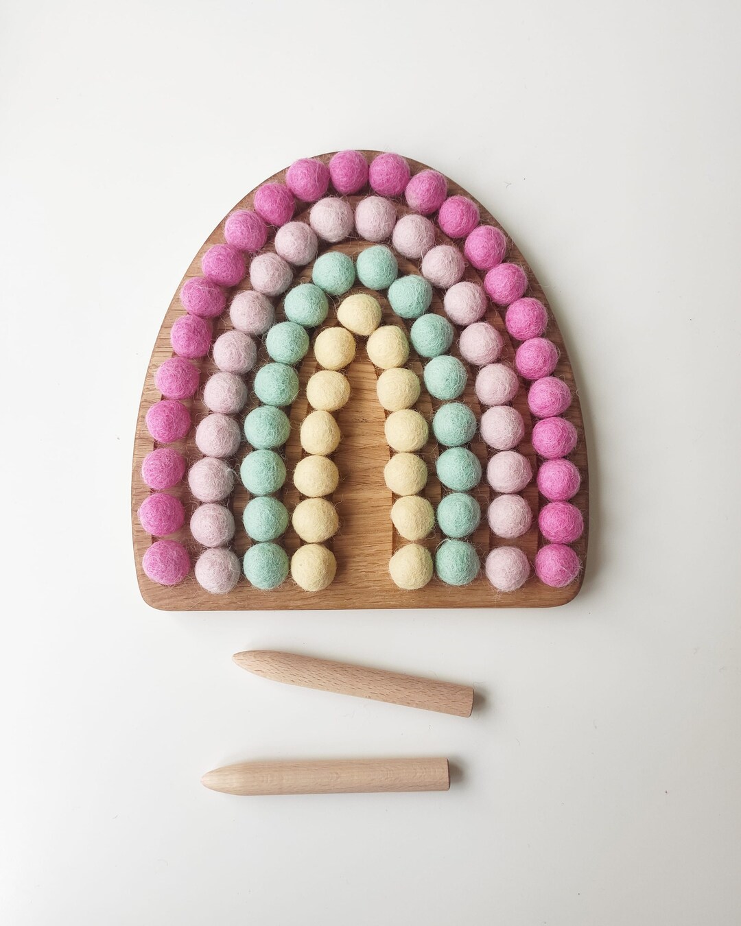 Montessori Toys Rainbow Tracing Board With 4 Stripes Gift for Kids ...