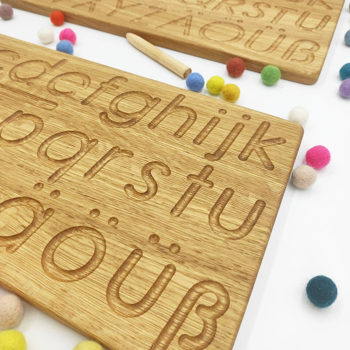 German Alphabet Reversible Tracing Board With Printed - Etsy