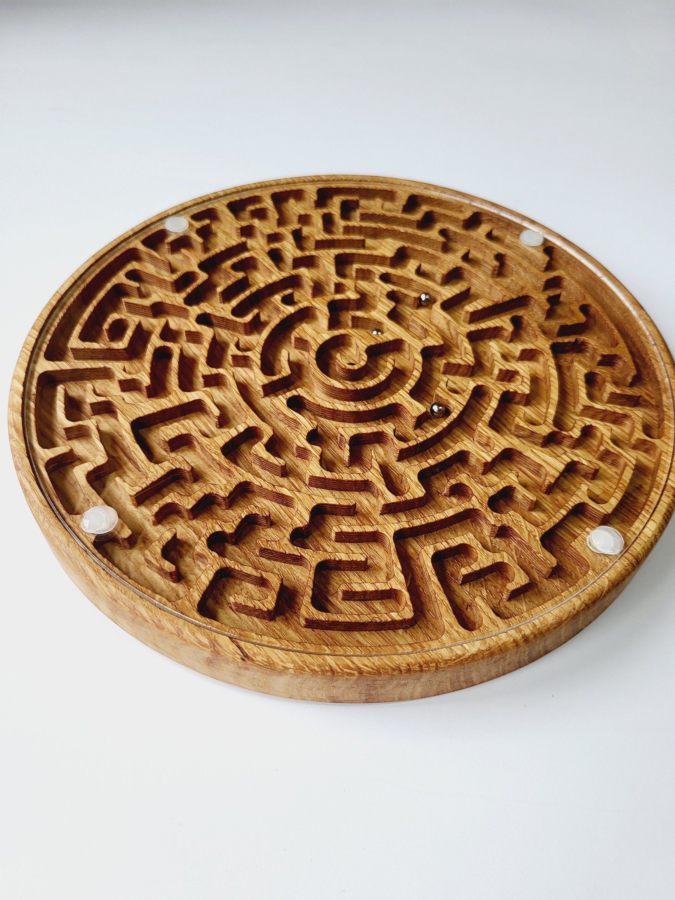 Gift for Kids for Adults Double-sided Labyrinth Maze Family Game Night ...