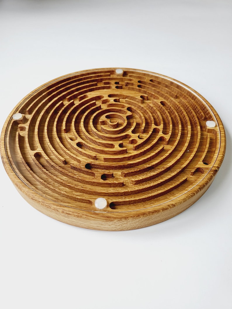Gift for Kids for Adults Double-sided Labyrinth Maze Family Game Night ...