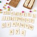 Alphabet Tiles English Uppercase and Lowercase Letters Cards With ...
