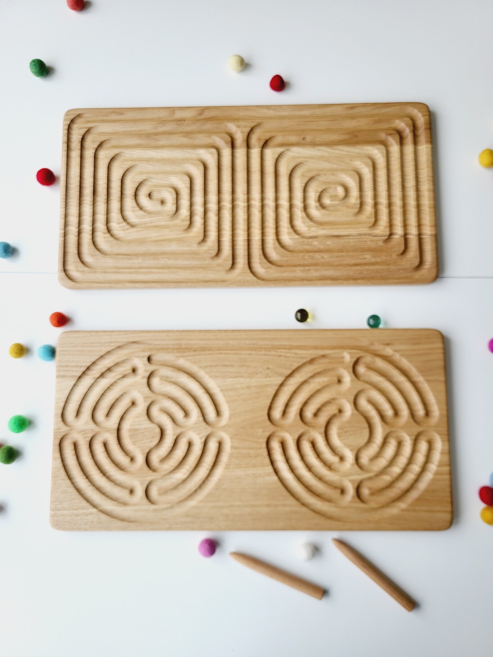 Tracing Board Double-sided Montessori Educational Toy Kids Gift ...