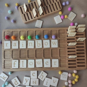 English Alphabet Big Board With Lowercase Letters Cards and - Etsy