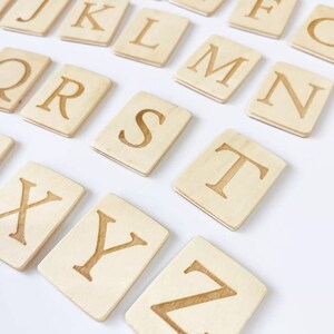 Alphabet Tiles English Uppercase and Lowercase Letters Cards With ...