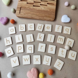 Dutch Alphabet Lowercase Letters Cards With Board Netherlandic Dutch ...