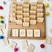 Wooden Alphabet Set Handmade Wood Letters Movable Alphabet - Etsy
