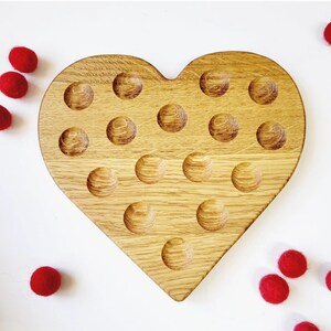 Montessori Toy Wooden Heart Fine Motor Skills Activities Homeschool ...