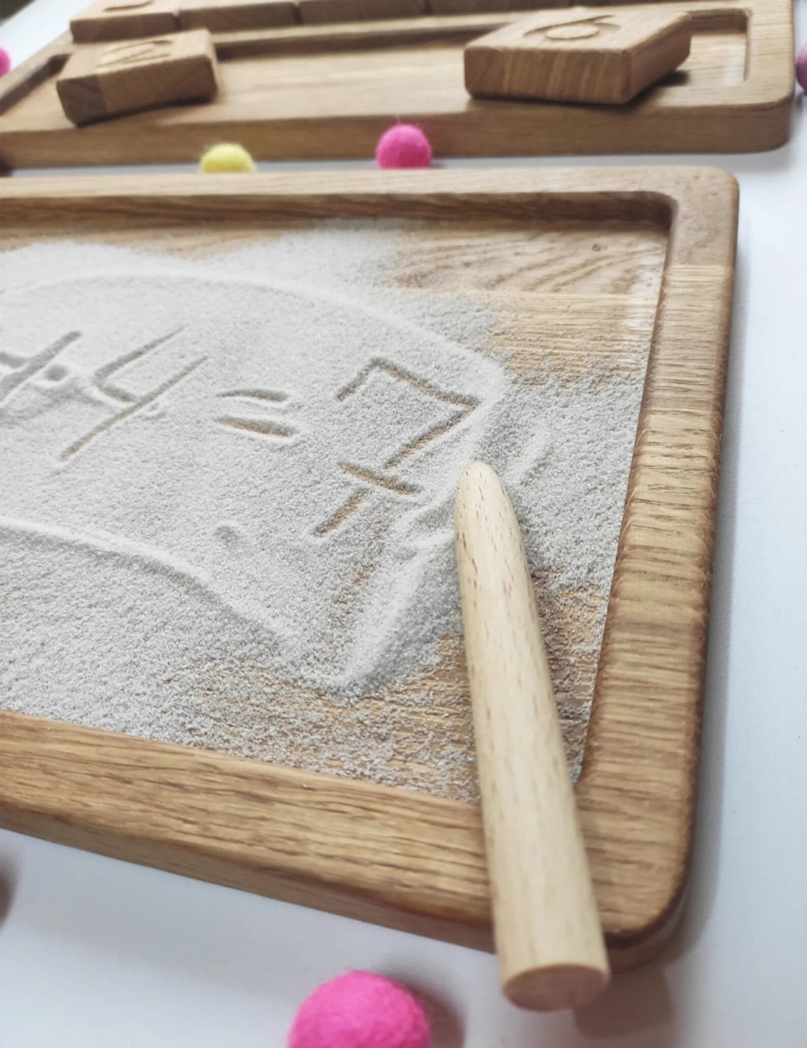 Montessori Numbers Reversible Blocks or Cards With Sand Tray - Etsy