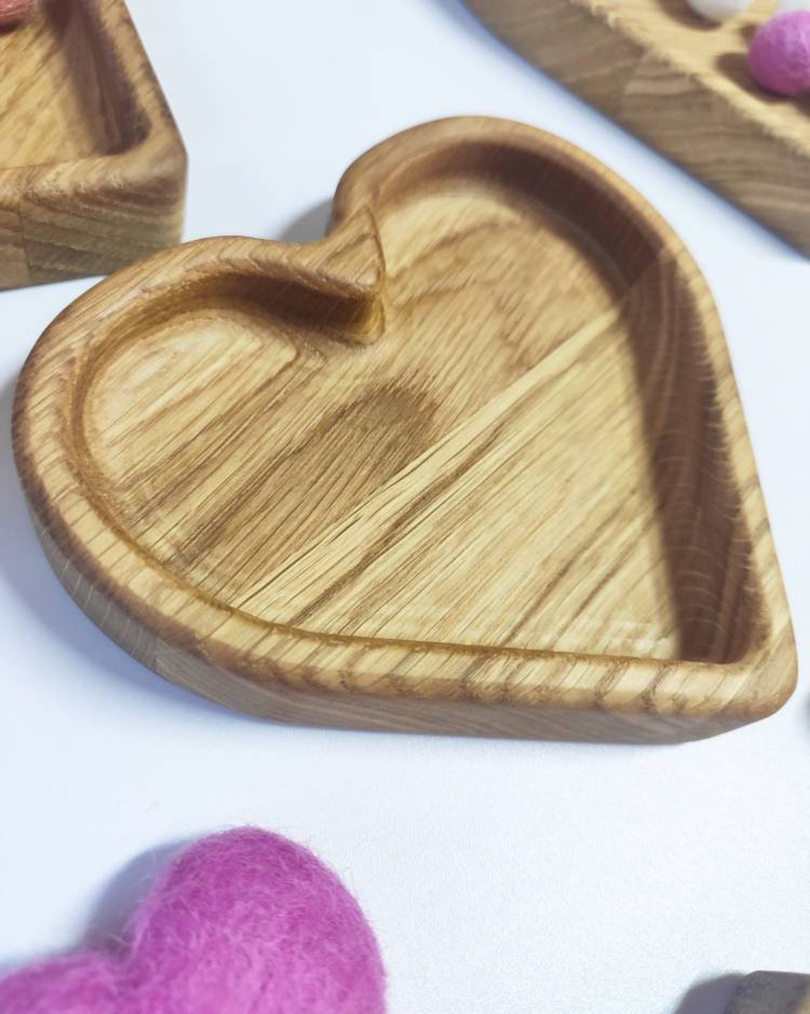 Valentines Day Gift, Wooden Heart Shaped Trays, Sensory Sorting Tray ...