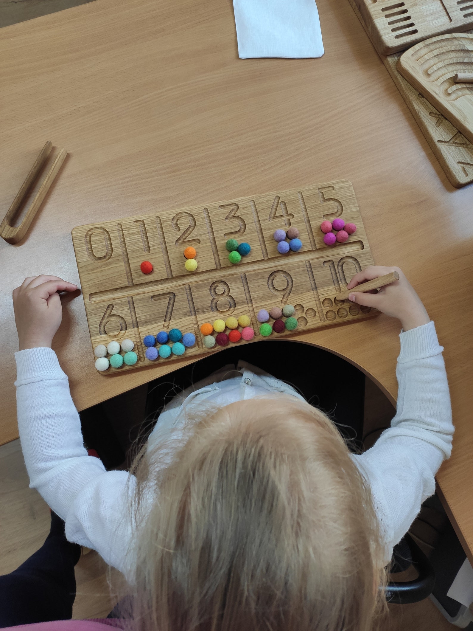 Gift for Kids Montessori Number Tracing Board for Learning - Etsy