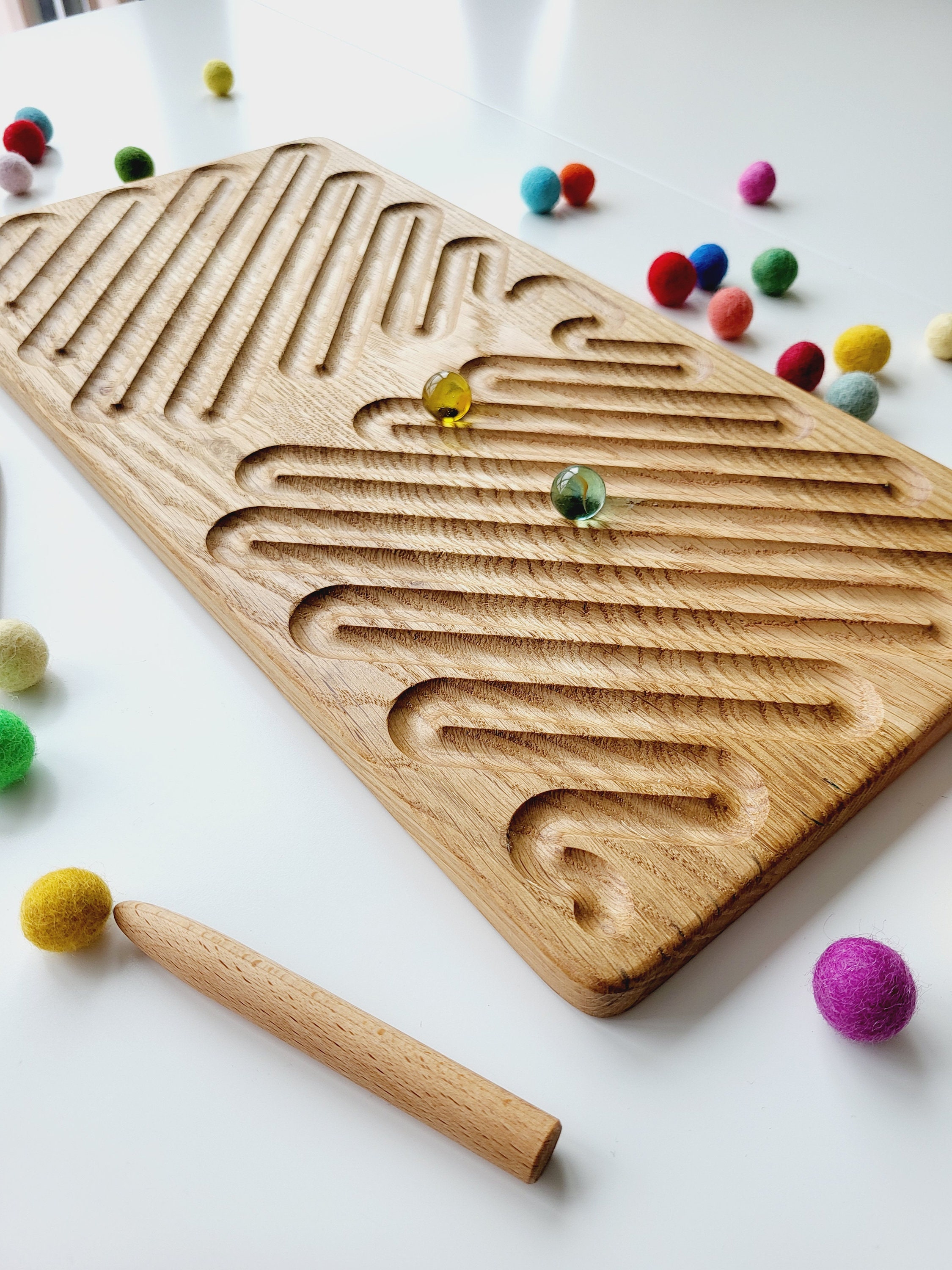 Montessori Prewriting Tracing Board Interhemispheric Activity for Fine ...